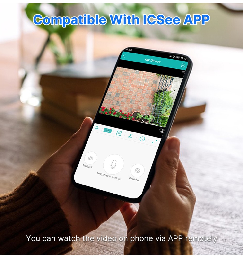 Hiseeu 4K 8MP Wireless Security Camera, Dual Lens, 8X Zoom, 2-Way Audio ...